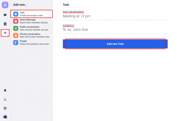 Create a Task – Сhanty Help Center
