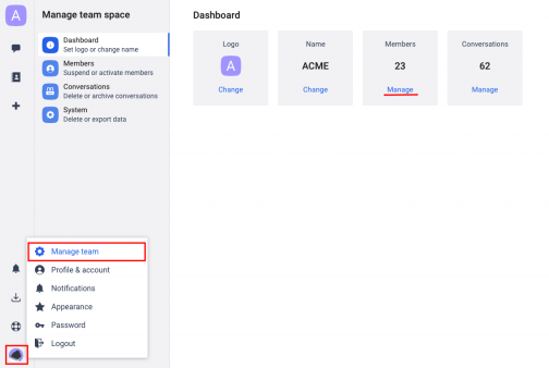 Reinvite Inactive Team Members – Сhanty Help Center