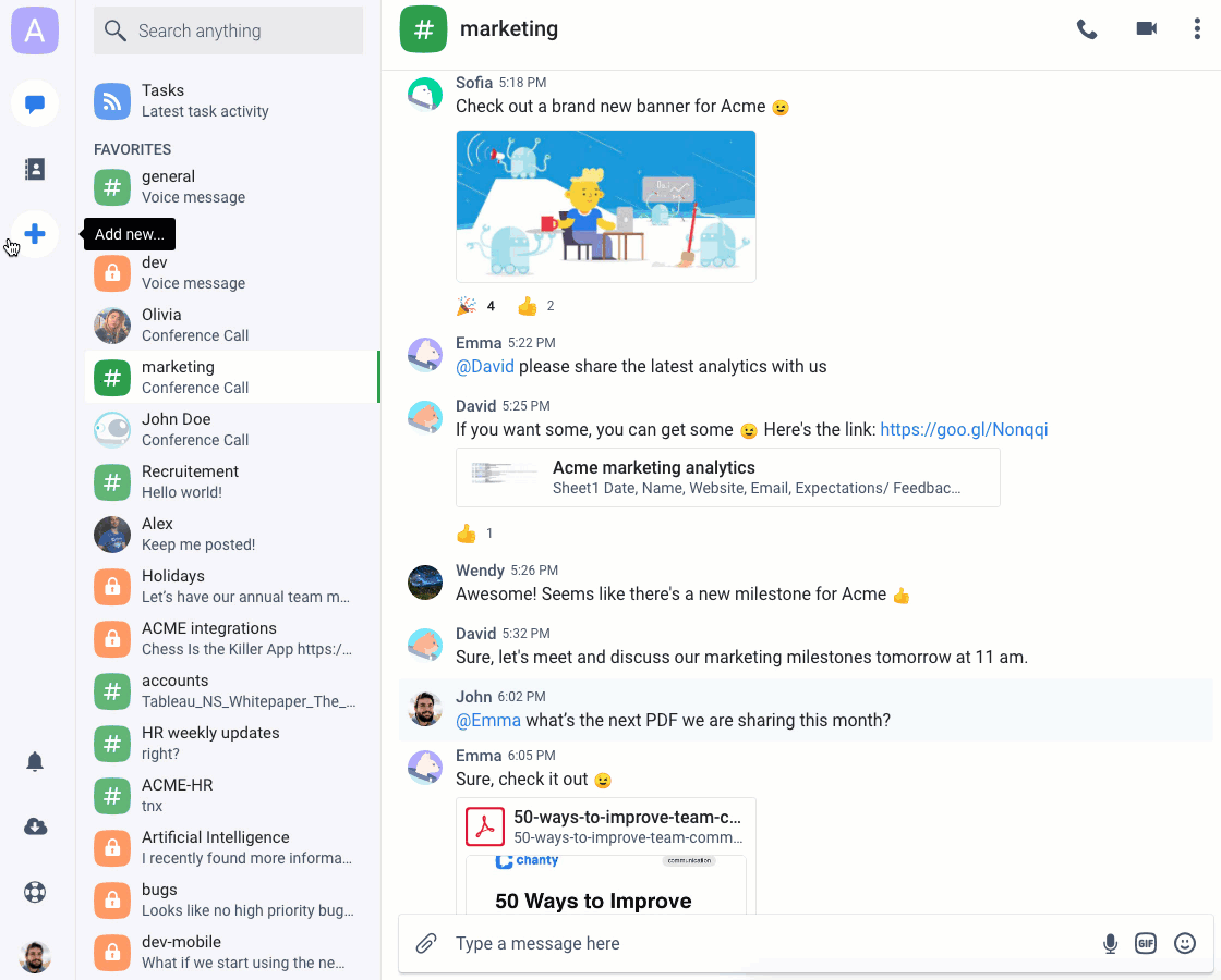 Add Apps to your team space – Сhanty Help Center